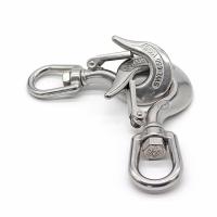 China ISO Certified Stainless Steel Rigging Hardware with 360° Swivel & Safety Latch - 304/316 Grade, Various Sizes Available for sale