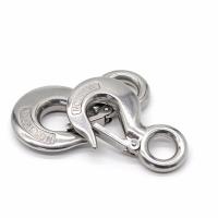 China Big Cargo Stainless Steel Eye Hook with PVC Coated Swivel Snap - 304/316 Grade for Heavy-Duty Rigging Applications for sale