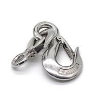 China Big Cargo Stainless Steel Eye Hook with PVC Coated Swivel Snap - 304/316 Grade for Heavy-Duty Rigging Applications for sale