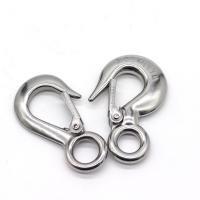 China Big Cargo Stainless Steel Eye Hook with PVC Coated Swivel Snap - 304/316 Grade for Heavy-Duty Rigging Applications for sale