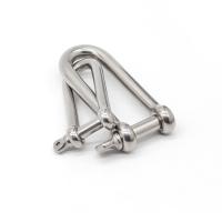 China Galvanized Stainless Steel Key Pin Shackle 0.5mm-50mm D-Shackle for Marine and Industrial Use for sale
