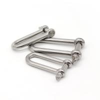 China Galvanized Stainless Steel Key Pin Shackle 0.5mm-50mm D-Shackle for Marine and Industrial Use for sale