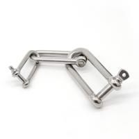 China Galvanized Stainless Steel Key Pin Shackle 0.5mm-50mm D-Shackle for Marine and Industrial Use for sale