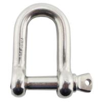 China Japanese Style Stainless Steel D Shackle - Marine Grade Corrosion Resistant Industrial Rigging Hardware in Multiple Sizes for sale