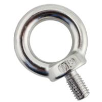 China DIN 580 Stainless Steel Eye Bolt Heavy Duty Lifting Hook M12 316 Corrosion Resistant for sale