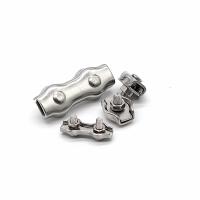 China New Stainless Steel Rigging Hardware Mono Double Clamp Easy Installation for sale