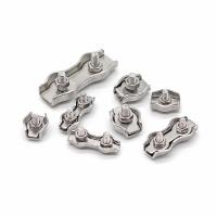 China New Stainless Steel Rigging Hardware Mono Double Clamp Easy Installation for sale