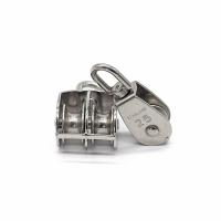 China Weather Resistance Steel Cable Pulley 316 304 Stainless Steel 50mm Diameter for sale