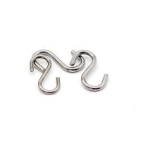 China YUJINSHENG Stainless Steel S Hooks 5mm Heavy Duty Multipurpose Hanging Hooks for Kitchen Workshop for sale