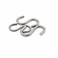 China YUJINSHENG Stainless Steel S Hooks 5mm Heavy Duty Multipurpose Hanging Hooks for Kitchen Workshop for sale