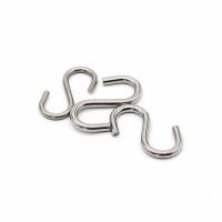 China Stainless Steel S Hook 304 Marine Grade 4mm Thick for Hanging Tools and Organizing for sale