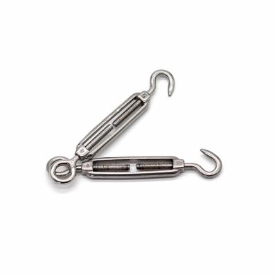 China Stainless Steel European Open Body Turnbuckle 0.5-50mm Diameter with 1570-1870MPa Tensile Strength for Industrial Applications for sale