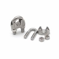 China 304 Stainless Steel Wire Rope Clamp American Forged with 1-3mm Clearance and 500mm Safety Distance for sale