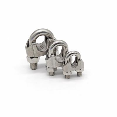 China 304 Stainless Steel Cable Clamps for Wire Rope - 1/8