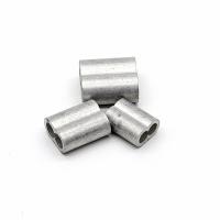 China Aluminum Swage Sleeves for 0.5mm-50mm Stainless Steel Wire Ropes - Corrosion Resistant Crimp Terminations for sale