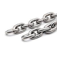 China 304/316 Stainless Steel Oval Link Chain - Multiple Sizes 2-10mm Diameter for Industrial Applications for sale