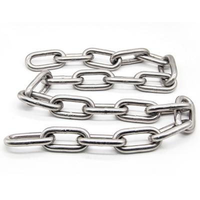 China Bright Stainless Steel Chain - Polished High Gloss Finish with Superior Corrosion Resistance for Industrial Applications for sale