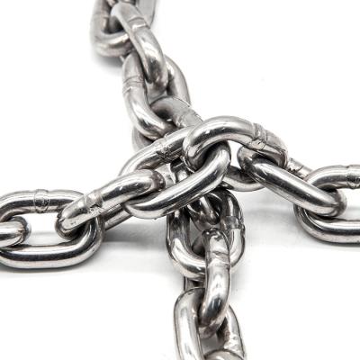 China Customizable Stainless Steel Chain Fitting with Polished Finish - 6mm to 12mm Round Shape for Industrial Applications for sale