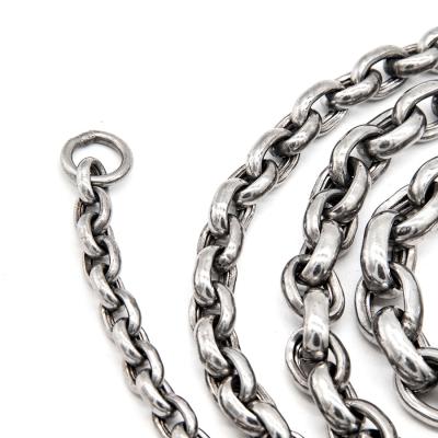China 304 Stainless Steel Link Chain with Corrosion Resistance -20°C to 400°C Temperature Range for Industrial Applications for sale