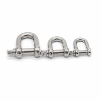 China Economical Durable American Stainless Steel Dee Shackle for sale
