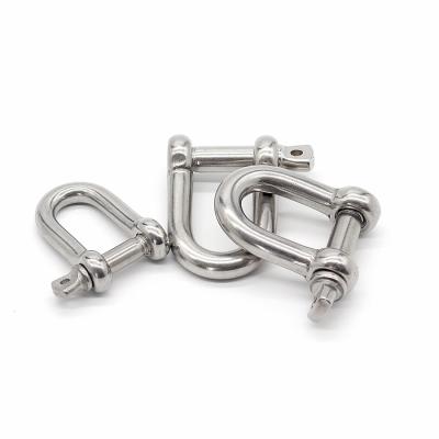 China Economical Durable American Stainless Steel Dee Shackle for sale