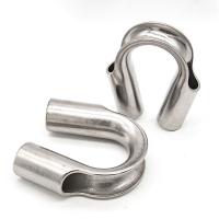China 304/316 Stainless Steel Wire Rope Thimble - High Polished Rigging Component for Industrial Automation for sale