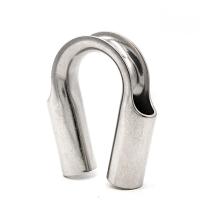 China Stainless Steel 304 316 Wire Rope Thimble for Crane Ship Lifting Applications for sale