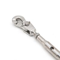 China Seagoing Ship Turnbuckle Wire Rope Tensioner Adjusting Length for sale