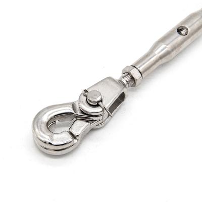 China Seagoing Ship Turnbuckle Wire Rope Tensioner Adjusting Length for sale