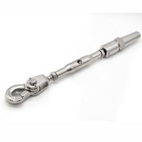 China Stainless Steel Life Line Turnbuckle 316/304 Marine Grade with Polished Finish for Boat Safety Systems for sale