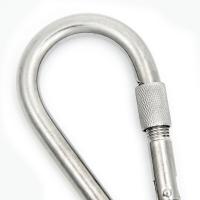 China YUJINSHENG Stainless Steel Rigging Series Spring Loaded Buckle with Nut 304 316 for sale