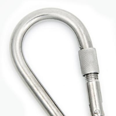 China YUJINSHENG Stainless Steel Rigging Series Spring Loaded Buckle with Nut 304 316 for sale