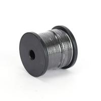 China Black PVC Sheathed 304/316 Stainless Steel Wire Rope - Marine Grade Corrosion Resistant Industrial Cable for sale