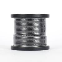 China 4mm Steel Wire Rope with Black Vinyl Coating - Wear Resistant Industrial Cable for Heavy-Duty Applications for sale