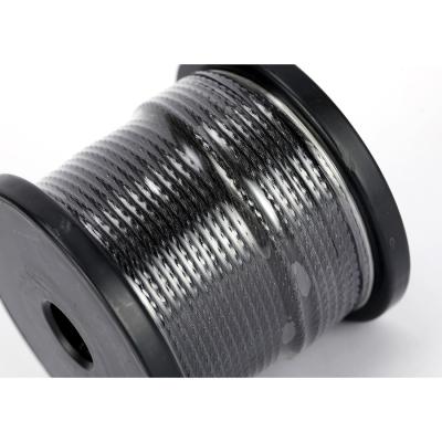 China PVC Coated Stainless Steel Wire Rope Reel 1-2mm Anti Corrosion Wear Resistance for sale