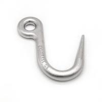 China Round Eye Type Cast Steel Pipe Hook for Lifting Machinery - Heavy Duty Construction & Industrial Grade for sale