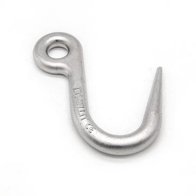 China Round Eye Type Cast Steel Pipe Hook for Lifting Machinery - Heavy Duty Construction & Industrial Grade for sale