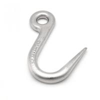 China G80 Rigging Lifting Hook Forged Eye Safety Casting - 16Mn 20MnSi 36MnSi Materials for Heavy Load Applications for sale