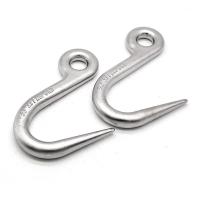 China JRSGS Forged Eye Grab Hook for Lifting Operations - 95% Wear Limit, 15% Opening Deformation Safety Standard for sale