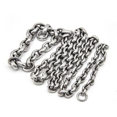 China Industrial Stainless Steel Chain 2mm Width 18 Inch Length with Lobster Clasp for Outdoor Applications for sale