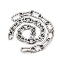 China 316 Stainless Steel Chain 18 Inch Length 2mm Width - Tarnish Resistant Silver Toned Industrial Grade with Lobster Clasp for sale
