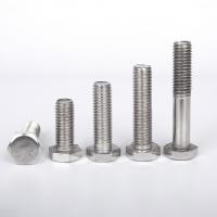 China High Strength Stainless Steel 201 Hexagonal Screws - Polished Plain Finish for Industrial Applications for sale