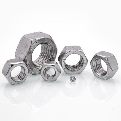 China Grade 304 Stainless Steel M16 Hex Nut - Slotted Machine Thread with Corrosion Resistance up to 870°C for sale