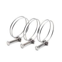 China Heavy Duty 316 Stainless Steel Hose Clamps - 1/2 Inch Size with High-Polish Finish for Industrial Applications for sale
