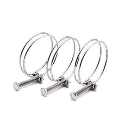 China Heavy Duty 316 Stainless Steel Hose Clamps - 1/2 Inch Size with High-Polish Finish for Industrial Applications for sale