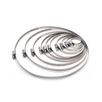 China 1/2 Inch Stainless Steel Throat Clamp with Polished Finish - High Temperature & Corrosion Resistant for sale