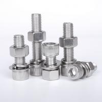 China 316 Stainless Steel Hex Head Screws with Black Oxide Zinc Plating - Corrosion Resistant Fasteners for Industrial Applications for sale