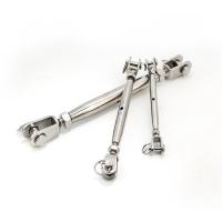 China Rust Resistant Open Body Turnbuckle - Polished Stainless Steel Construction with Locking Safety Features for sale