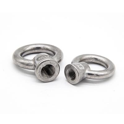 China 304 316 Stainless Steel Lifting Ring Nut - M8 to M64 Thread Sizes, 20 Ton Load Capacity for sale
