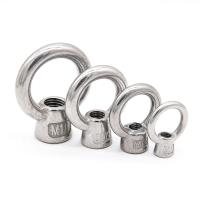 China Stainless Steel Lifting Ring with 500 Kg Load Capacity and Polished Finish for Temperature Range -20°C to 200°C for sale